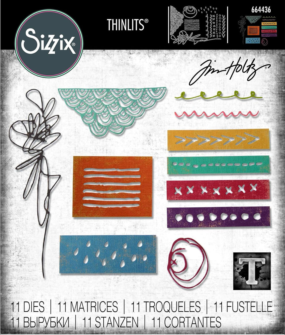 MATRIZ-TROQUEL THINLITS SET ELEMENTOS SIZZIX – LIQUIDADORA MANUALIDADES ...